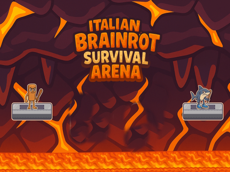 Italian Brainrot Survival Arena 🕹️ Juga en línia a SGameS