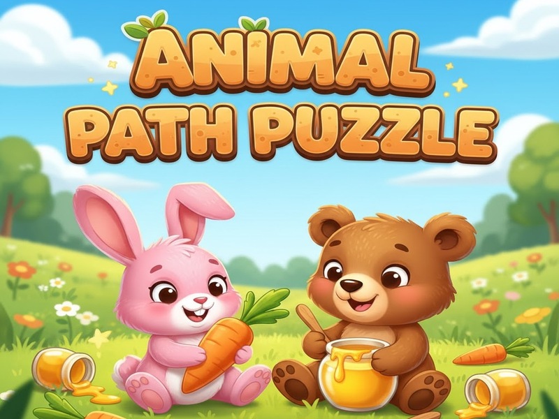 Animal Path Puzzle 🕹️ Juga en línia a SGameS